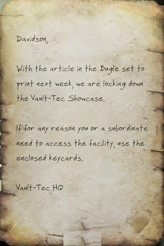 Temporary Showcase shutdown | Fallout Wiki | Fandom