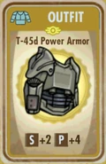T-45d power armor (Fallout Shelter) | Fallout Wiki | Fandom
