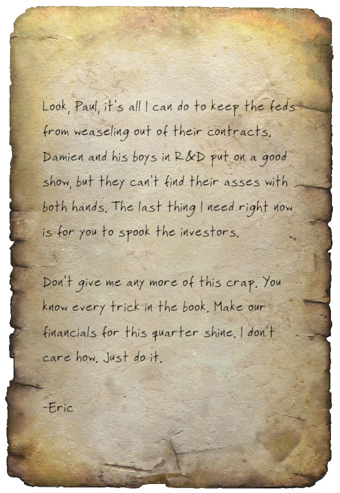 Note from Eric | Fallout Wiki | Fandom