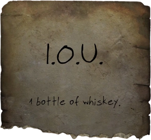 I.O.U. whiskey | Fallout Wiki | Fandom