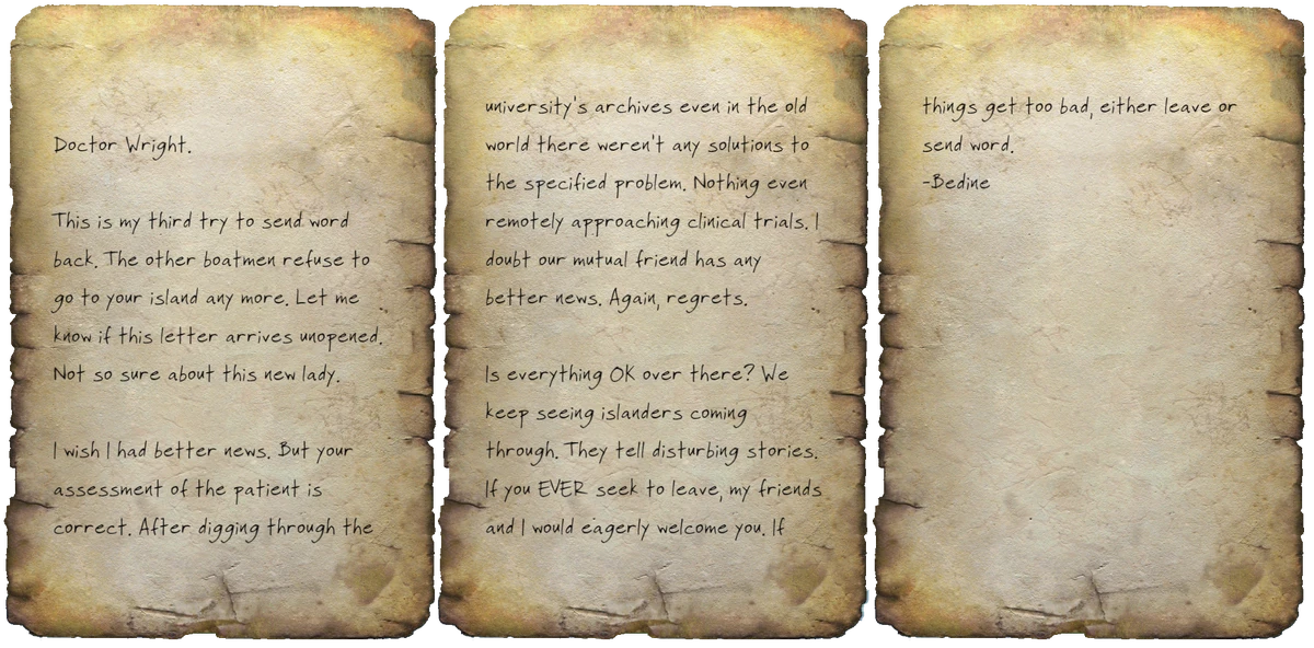 Consultation note | Fallout Wiki | Fandom