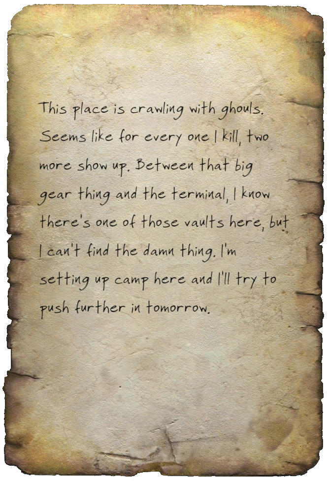 Trapper's note | Fallout Wiki | Fandom
