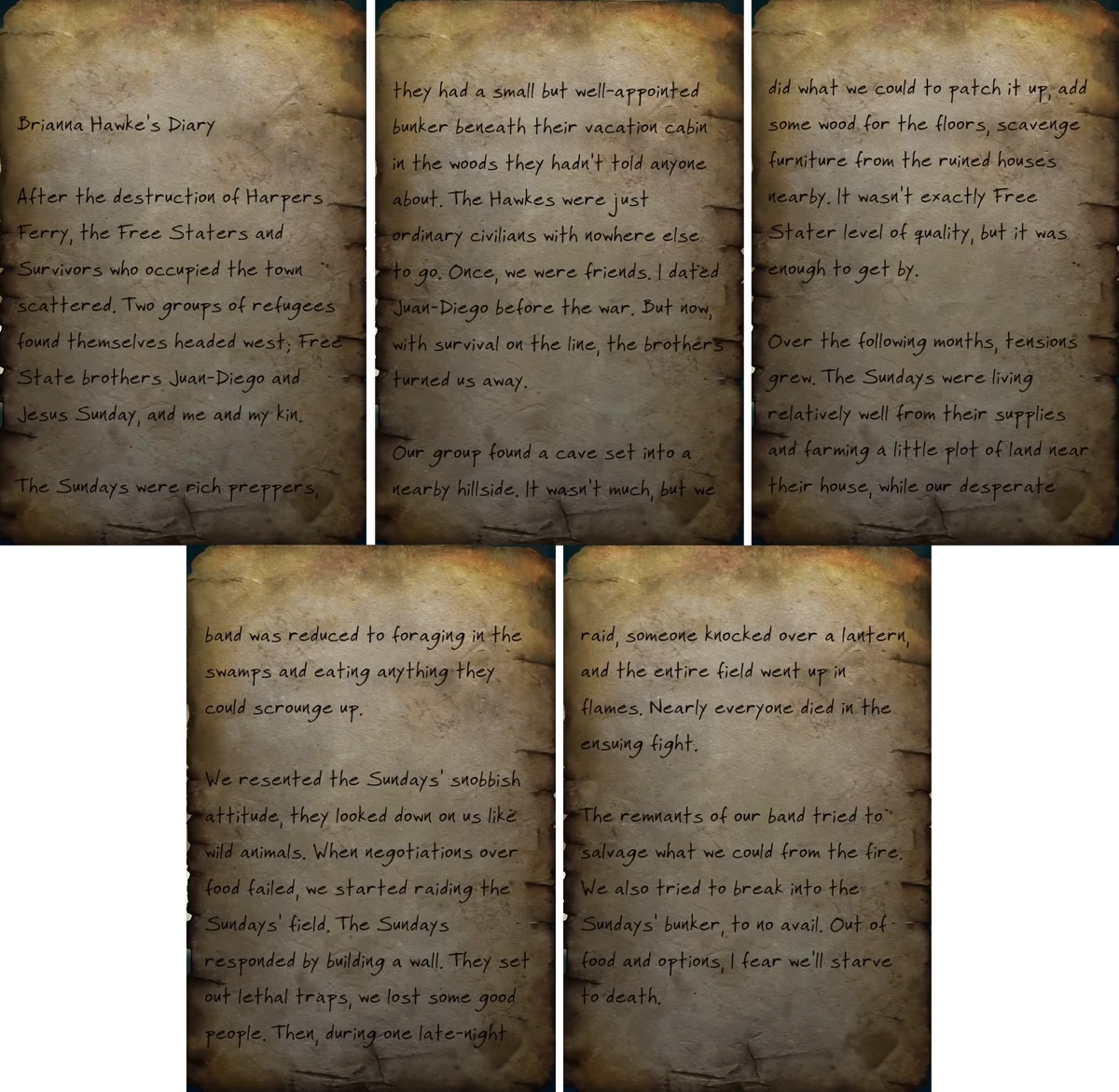Brianna Hawke's diary | Fallout Wiki | Fandom