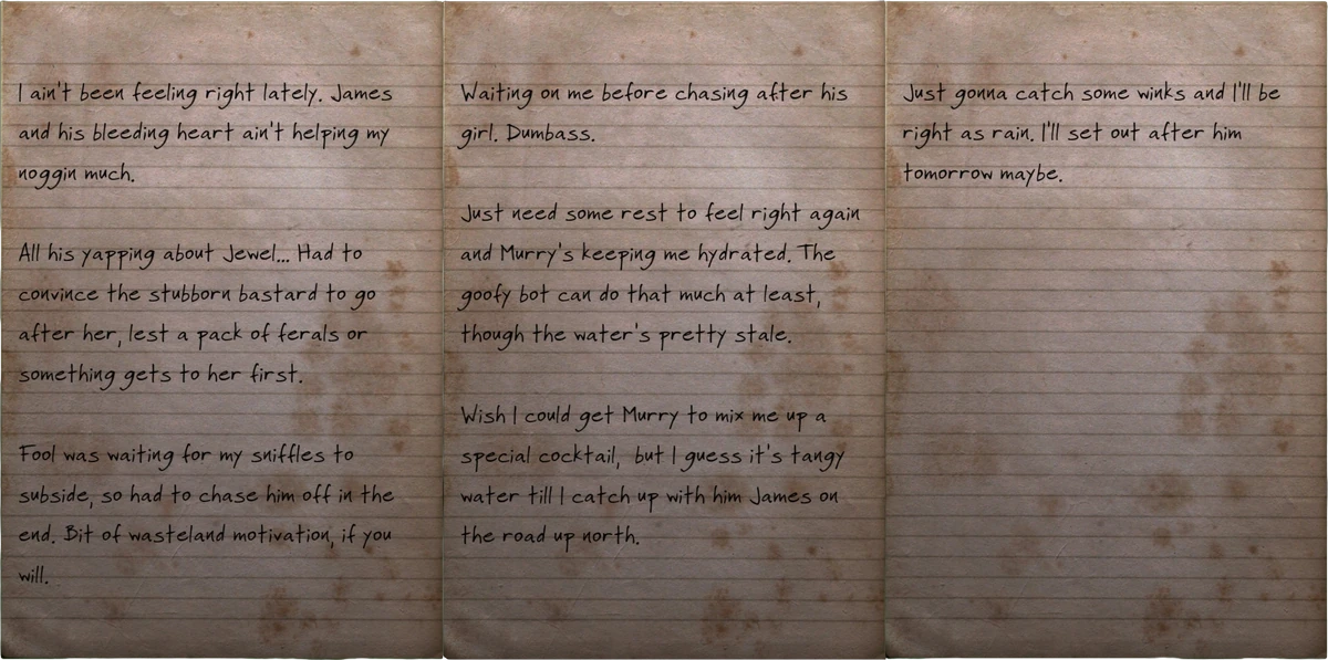 Wesley's note | Fallout Wiki | Fandom