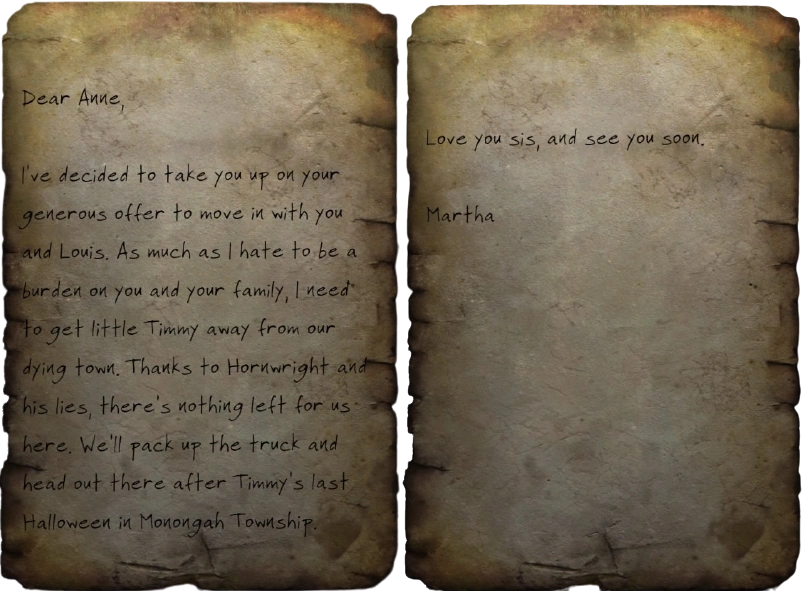 Martha's letter | Fallout Wiki | Fandom