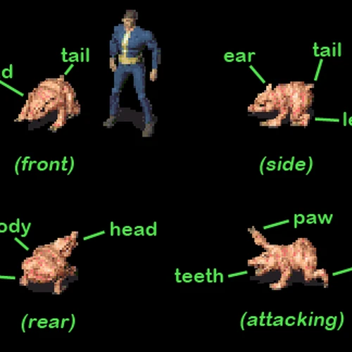 Animated Pig Walking On Two Legs