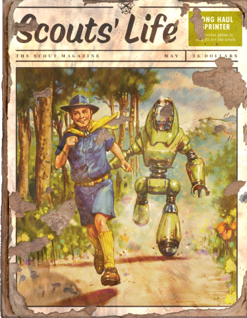 Scouts' Life: Long Haul Sprinter (Fallout, 2018) : r/RetroFuturism