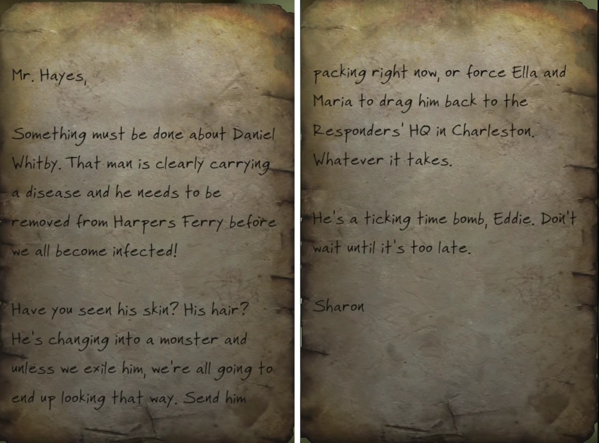 Sharon's angry letter | Fallout Wiki | Fandom