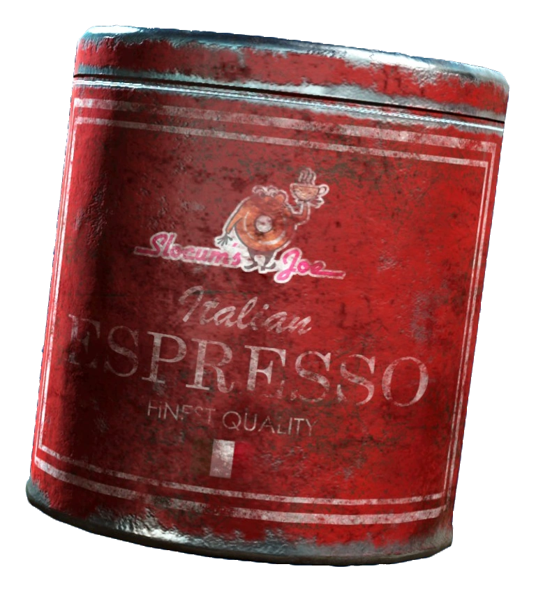 Slocum's Joe espresso tin | Fallout Wiki | Fandom