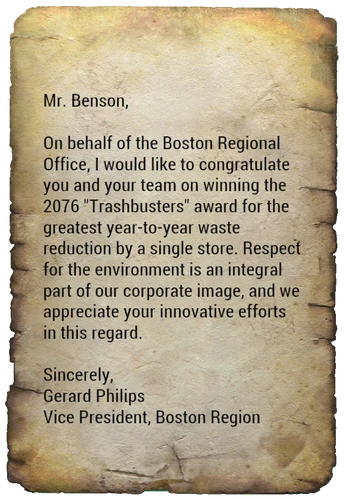 Trashbusters Award | Fallout Wiki | Fandom