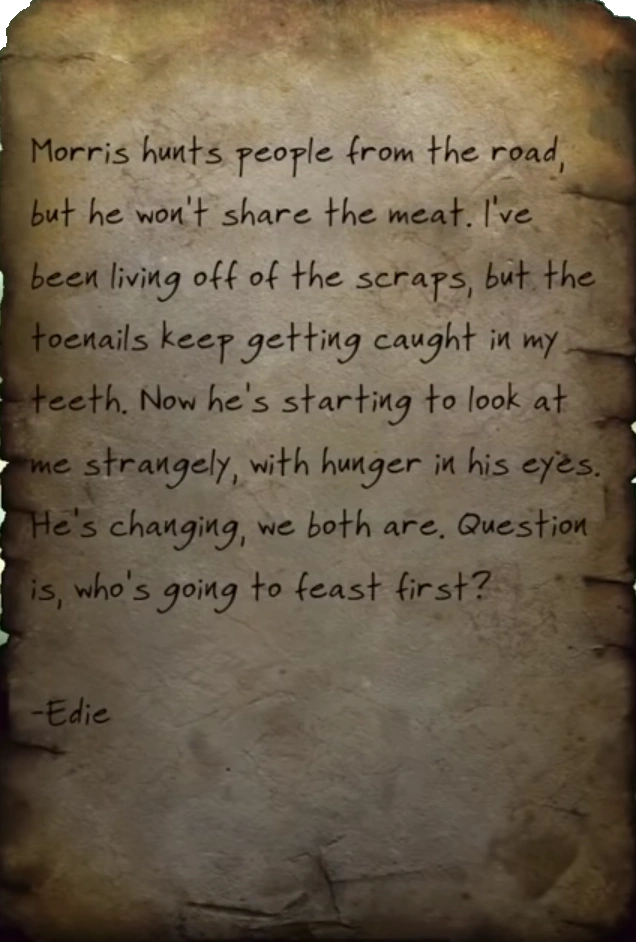 Edie's note | Fallout Wiki | Fandom