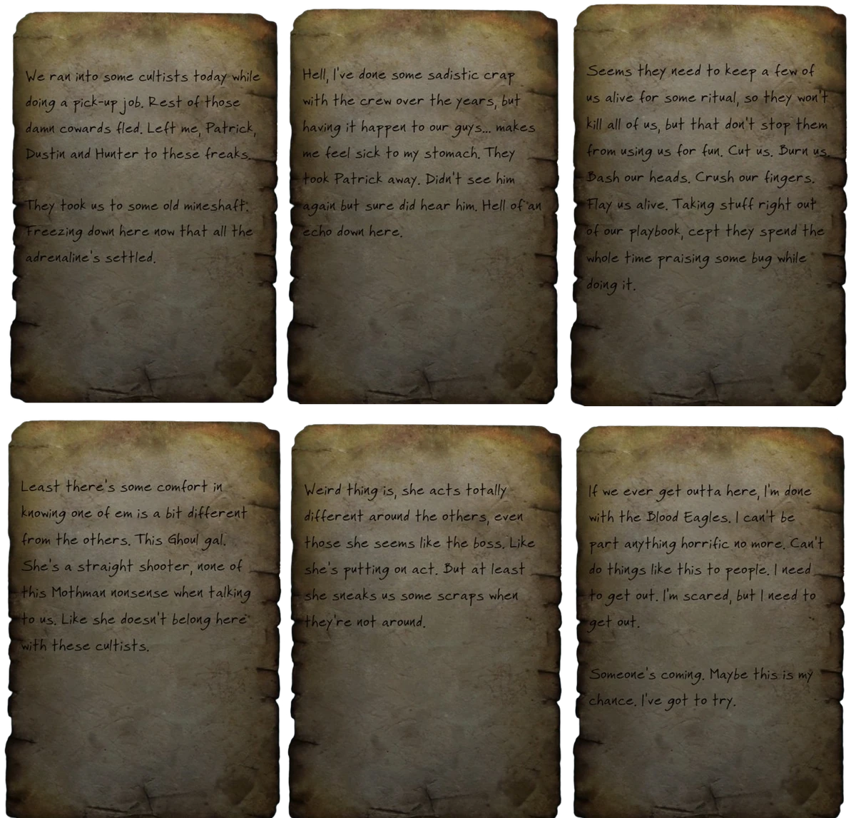 Prisoner's note | Fallout Wiki | Fandom