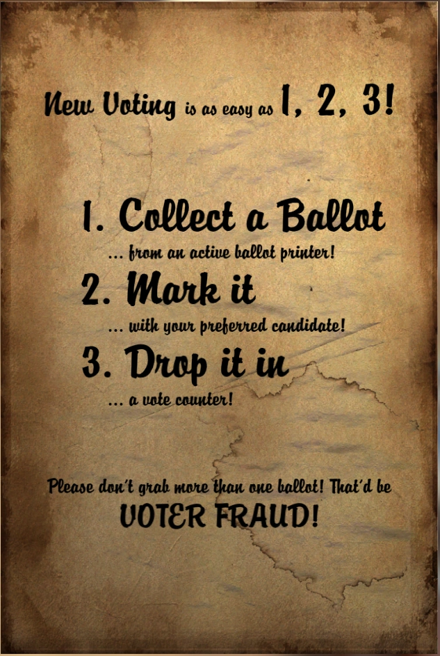 Voting flier | Fallout Wiki | Fandom