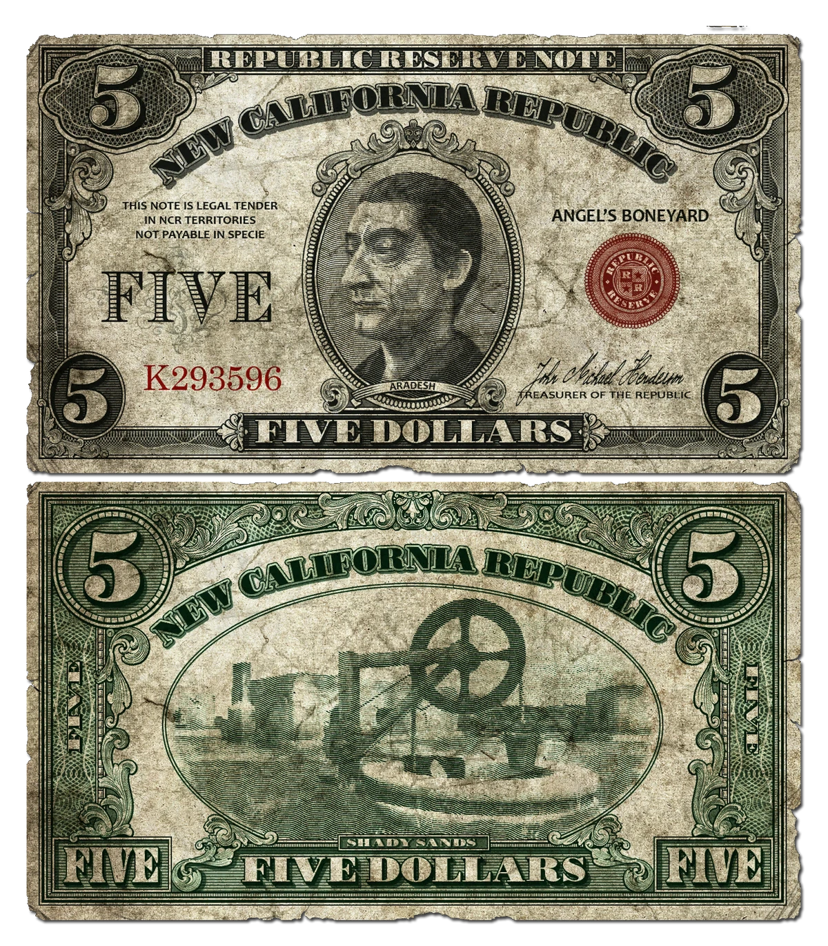 $5 NCR | Fallout Wiki | Fandom