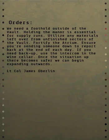 Current orders | Fallout Wiki | Fandom