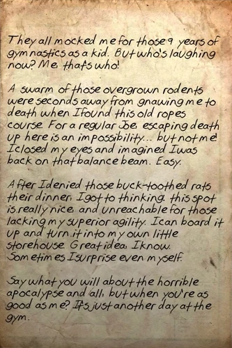 Ropes course note | Fallout Wiki | Fandom