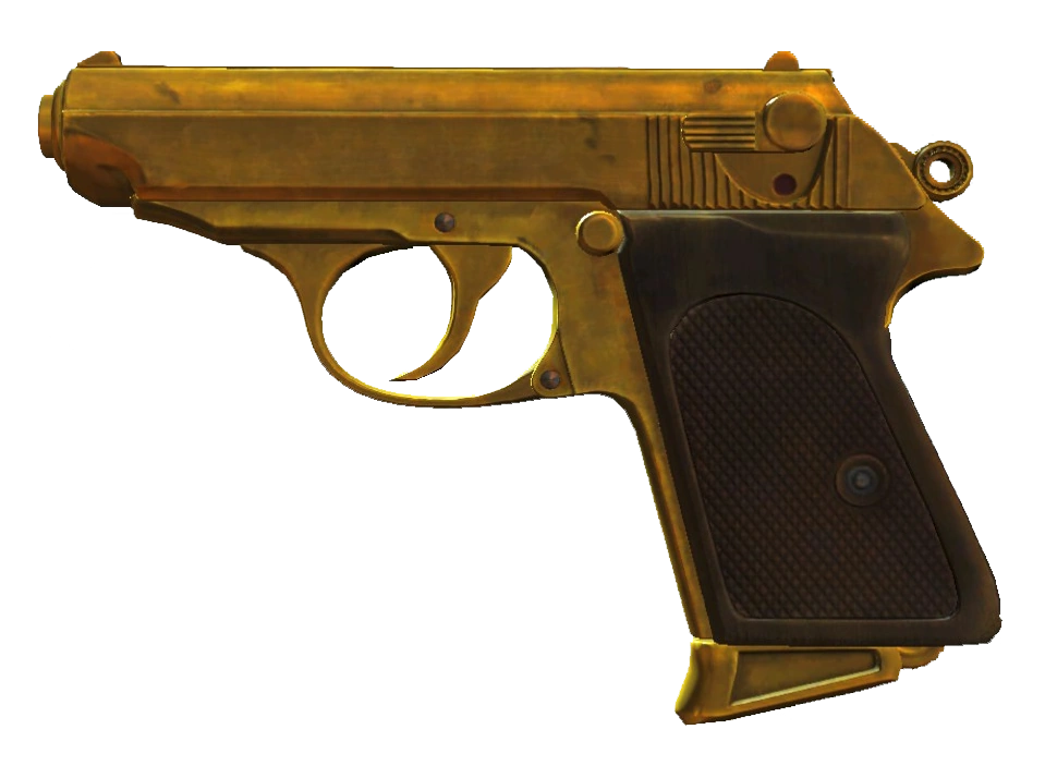 Golden pistol | Fallout Wiki | Fandom