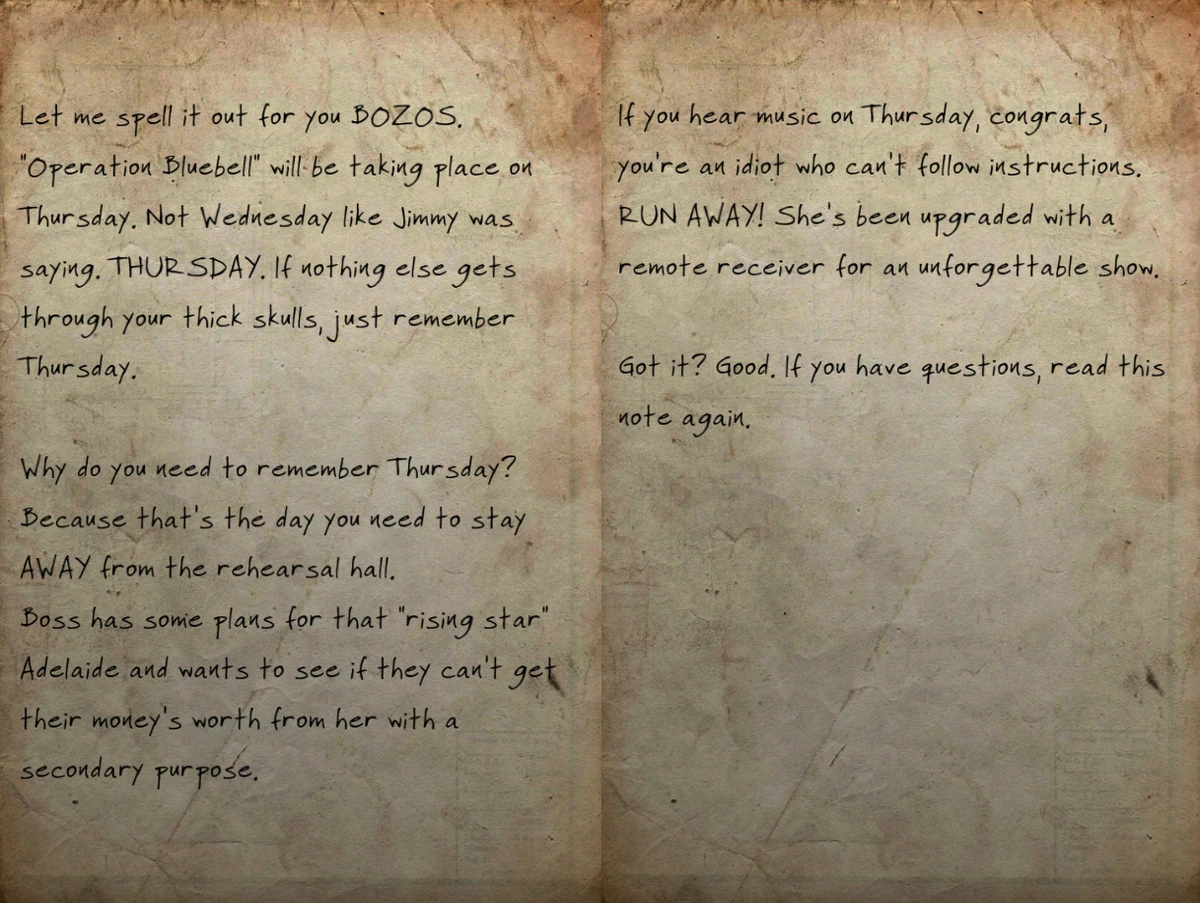 Adelaide reminder | Fallout Wiki | Fandom