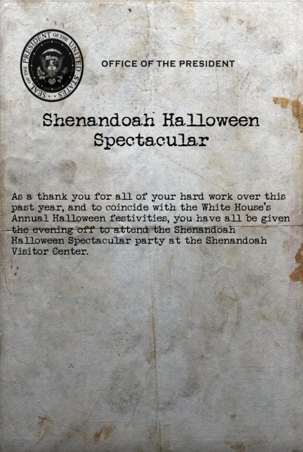 Shenandoah Halloween Spooktacular | Fallout Wiki | Fandom