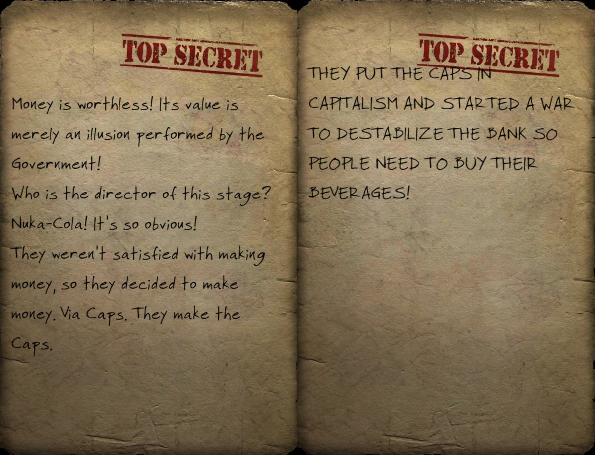 CAPS ARE CAP-ITALISM? | Fallout Wiki | Fandom