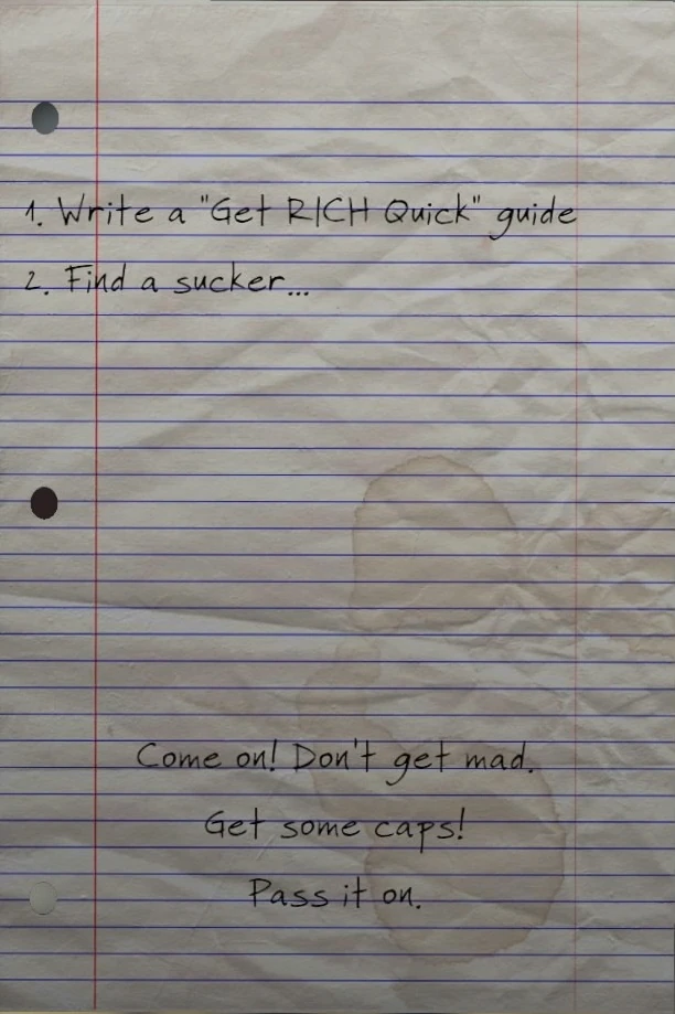 Get RICH quick! | Fallout Wiki | Fandom