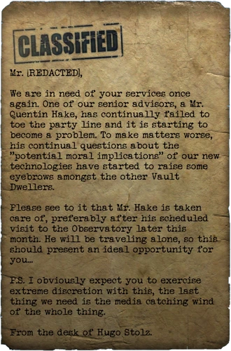 Instructions for hitman | Fallout Wiki | Fandom