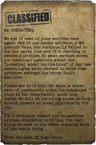 Instructions for hitman | Fallout Wiki | Fandom