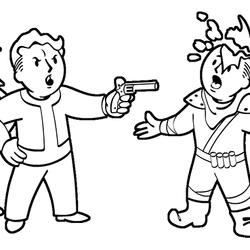 fallout 4 coloring pages