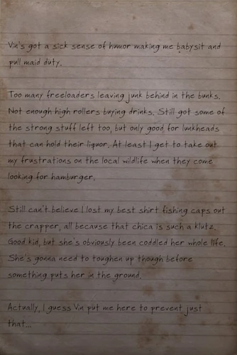 Pitstop note | Fallout Wiki | Fandom