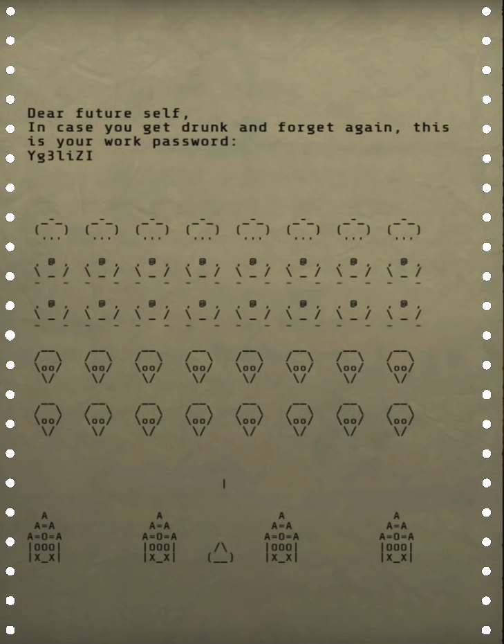 Saboteur's work password | Fallout Wiki | Fandom