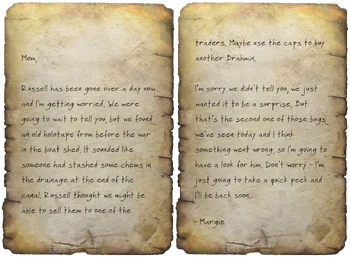 Margaret's note | Fallout Wiki | Fandom