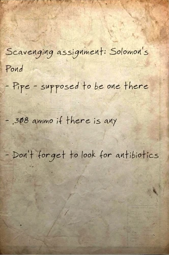 Scavenger's notes | Fallout Wiki | Fandom