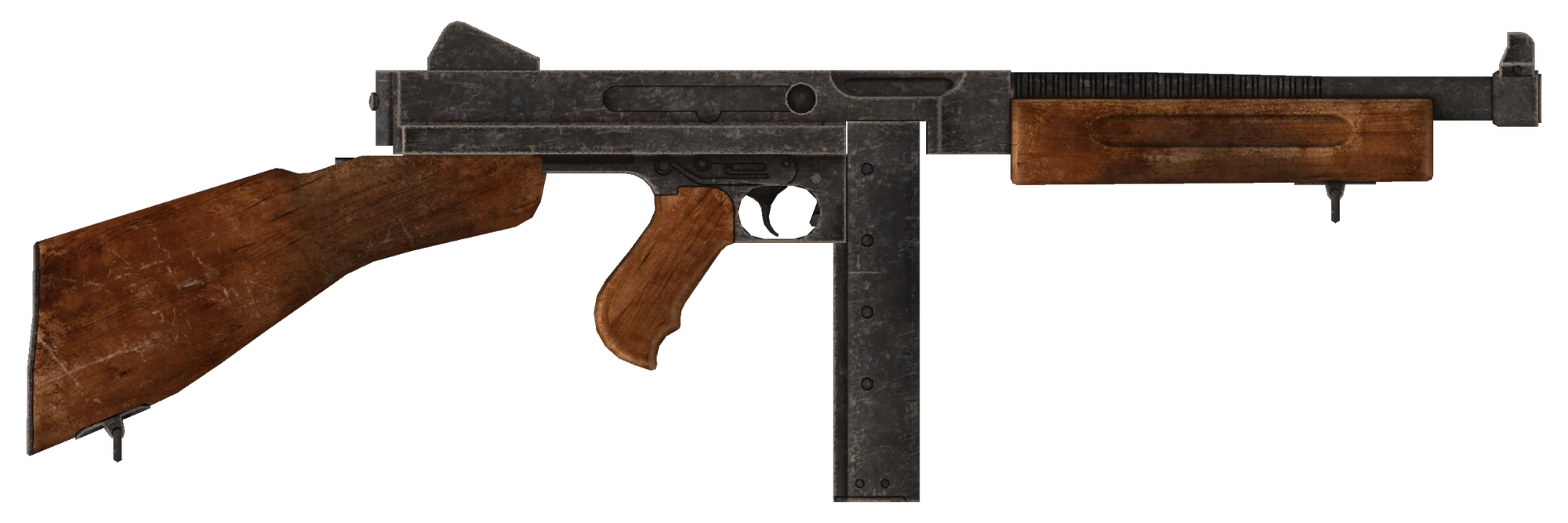 .45 Auto submachine gun | Fallout Wiki | Fandom