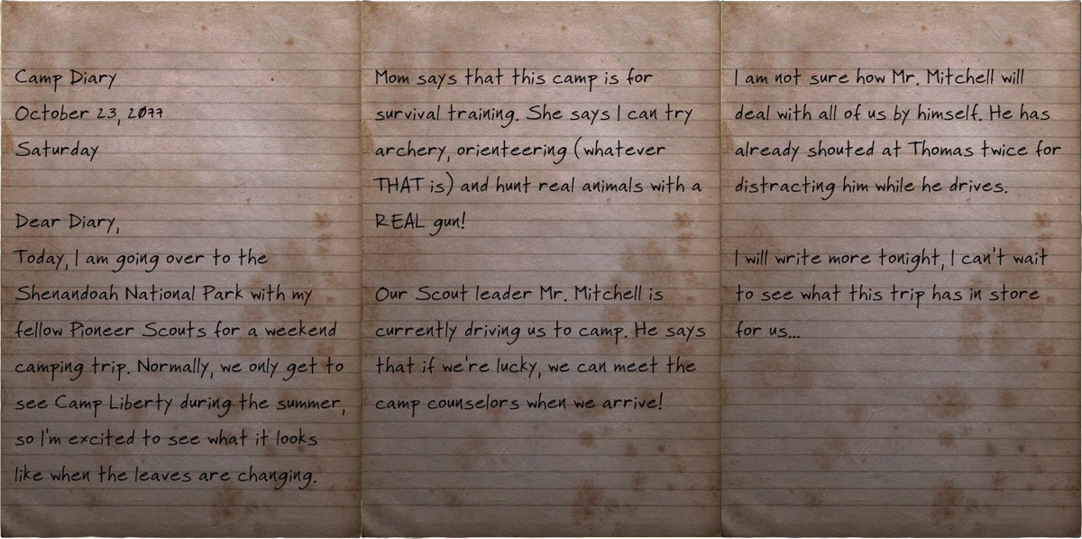 Ben's diary entries | Fallout Wiki | Fandom