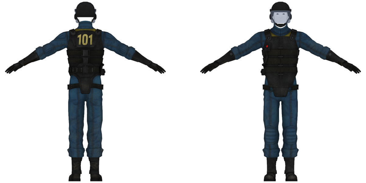 Vault 101 security armor - The Vault Fallout Wiki - Everything you need ... Vault 101 security armor - The Vault Fallout Wiki - Everything you need ...