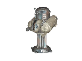 Heavy machine-gun turret - The Vault Fallout Wiki - Everything you need ...