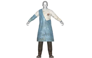 Dirty blue Institute lab coat - The Vault Fallout Wiki - Everything you ...