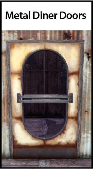 Plan: Metal Diner Doors - The Vault Fallout Wiki - Everything you need ...