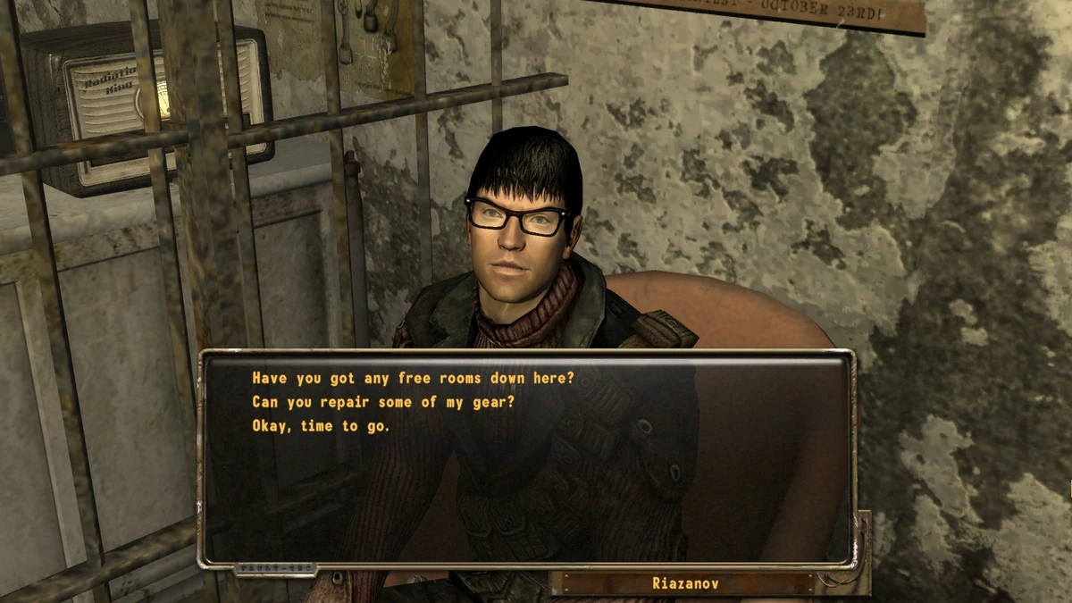 A World Of Pain/Riazanov | Vault-Tec Labs | Fandom