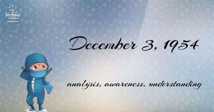 December 3, 1954 | Families 101 Wiki | Fandom