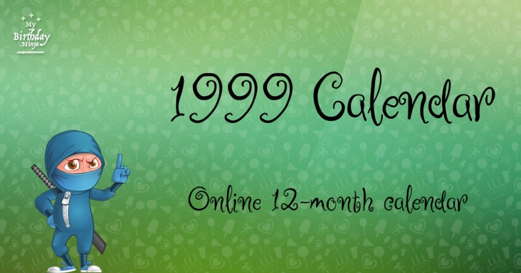 1999 Calendar | Families 101 Wiki | Fandom