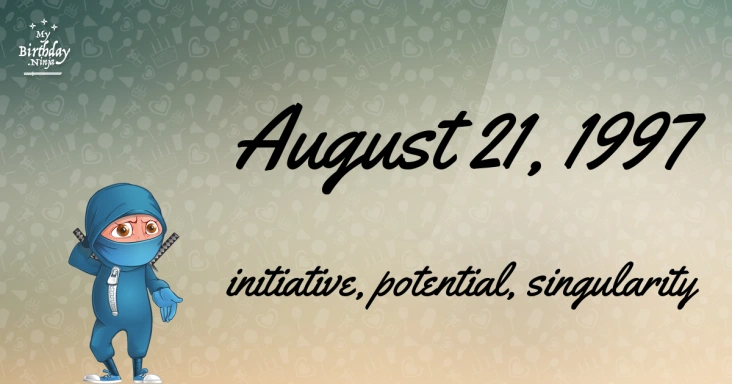 August 21, 1997 | Families 101 Wiki | Fandom