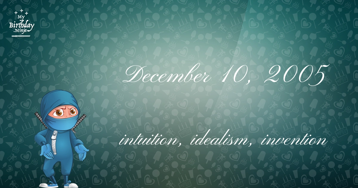 December 10, 2005 | Families 101 Wiki | Fandom