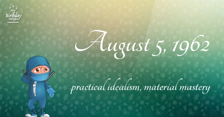 August 5, 1962 | Families 101 Wiki | Fandom