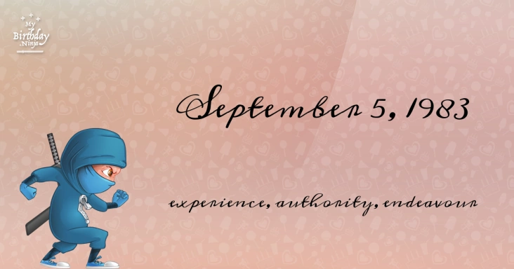 September 5, 1983 | Families 101 Wiki | Fandom