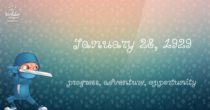January 28, 1929 | Families 101 Wiki | Fandom