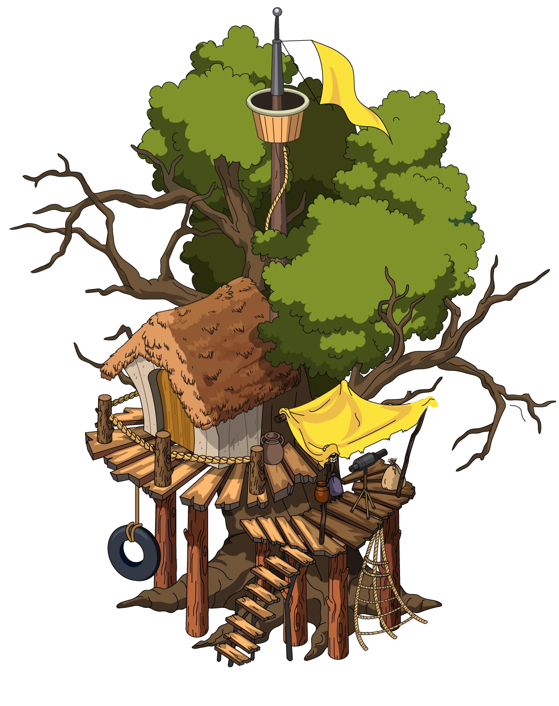 The Lost Boys Tree House | Family Guy: The Quest for Stuff Wiki | Fandom