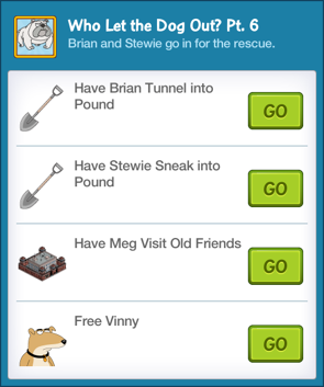 Who Let the Dog Out | Family Guy: The Quest for Stuff Wiki | Fandom