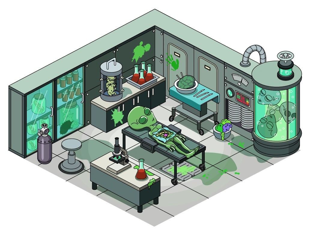 Alien Autopsy Lab | Family Guy: The Quest for Stuff Wiki | Fandom