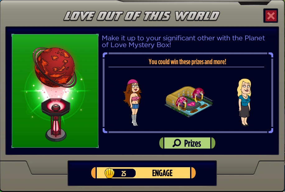 Love Out of This World Mystery Box | Family Guy: The Quest for Stuff ...